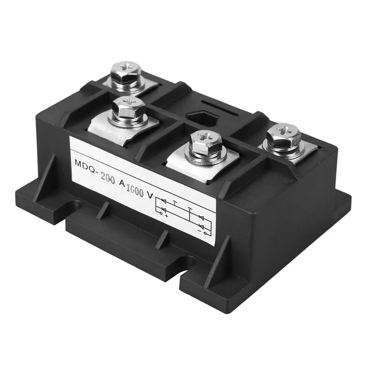 200A 1600V Diode Module Single Phase Bridge Motors Rectifier 4 ...