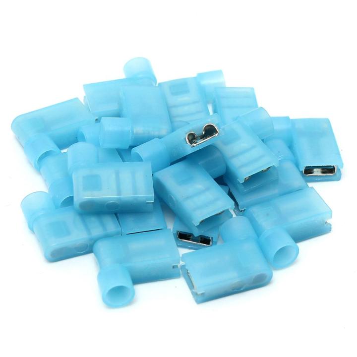 20PCS Nylon 6-14AWG Insulated Female Motors Spade Terminals Blue ...