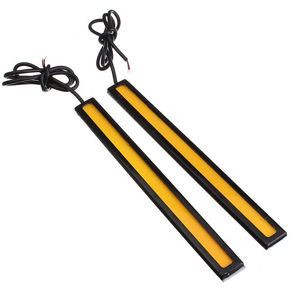 2PCS COB 6W 17cm High Power Slim Car Auto LED Bulb Fog Driving Lamp DRL ...