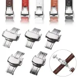 Automatic Double Click Butterfly Buckle Watch Push Button Fold ...