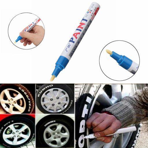 Blue Universal Best lWaterproof Permanent Paint Marker Pen Car Tire ...