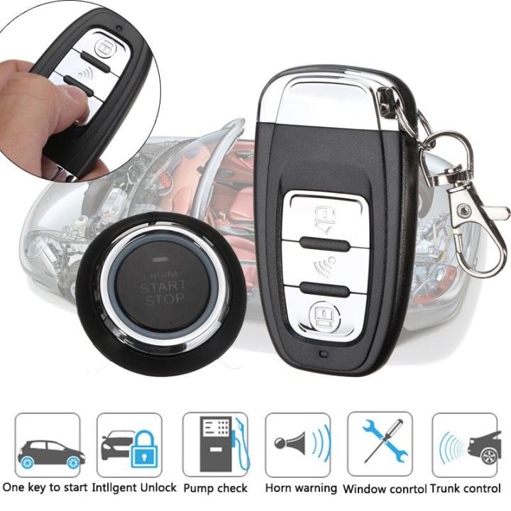 Car Alarm Keyless Entry Premium Ignition Engine Start Push Button ...
