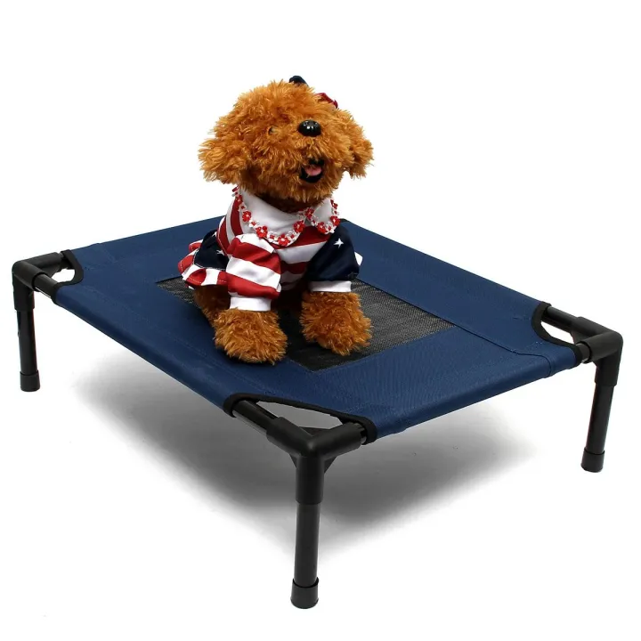 Dog Pet Cat Premium Elevated Bed Folding Portable Raised Camping Cot ...