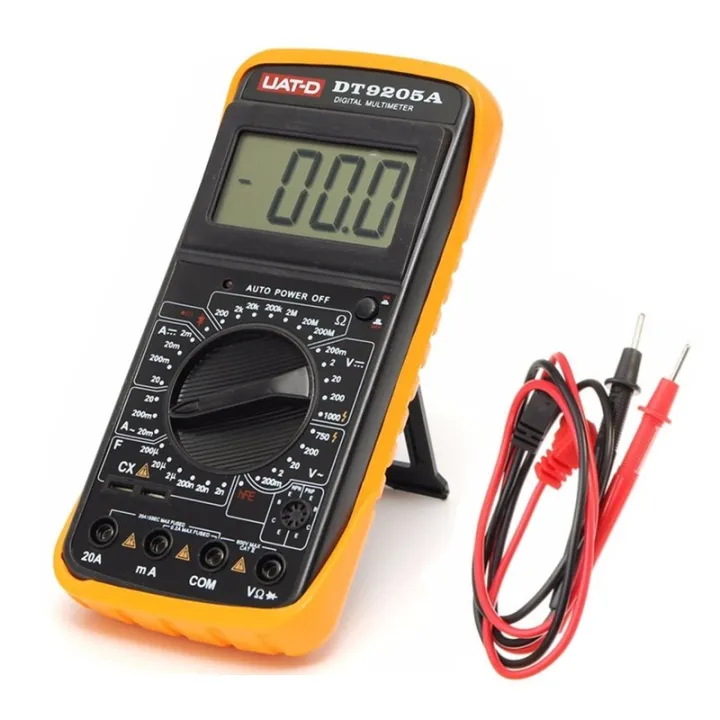 DT9205A Digital Multimeter Voltmeter Ohmmeter AC/ Ammeter Capacitance ...