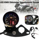 Motorcycle KMH Durable Gauge Odometer Speedometer Speedo Meter LED For ...