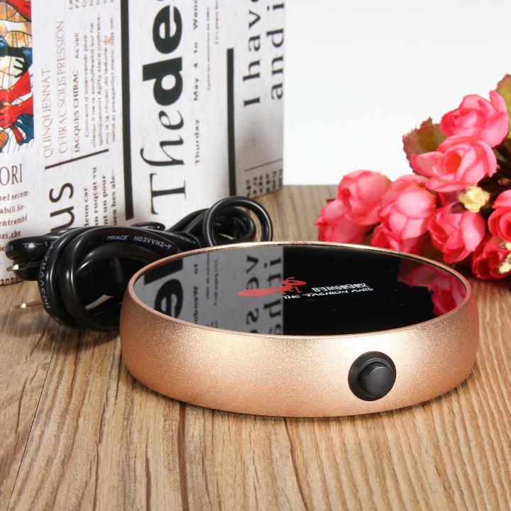 Portable Electric Desktop Hot Coffee Tea Heater Cup Mug Pad Warmer ...