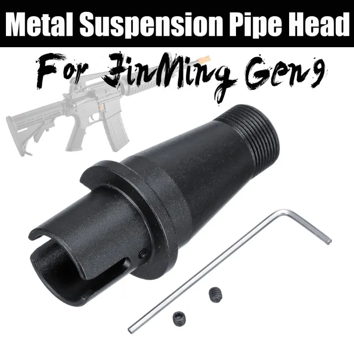 Metal Suspension Pipe Head For JinMing Gen9 Blaster Toy Connecting ...