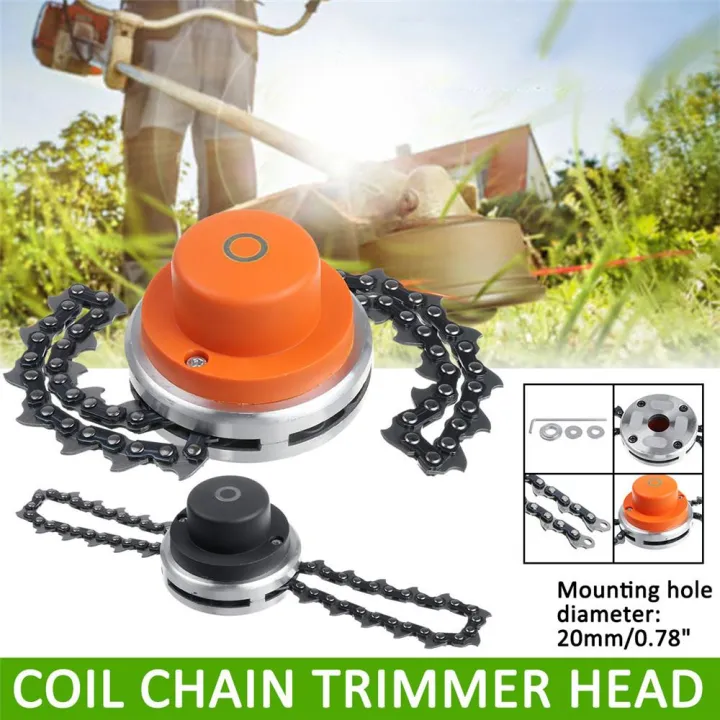 65Mn Trimmer Head Coil Chain Brush Cutter Garden Grass Trimmer For Lawn ...