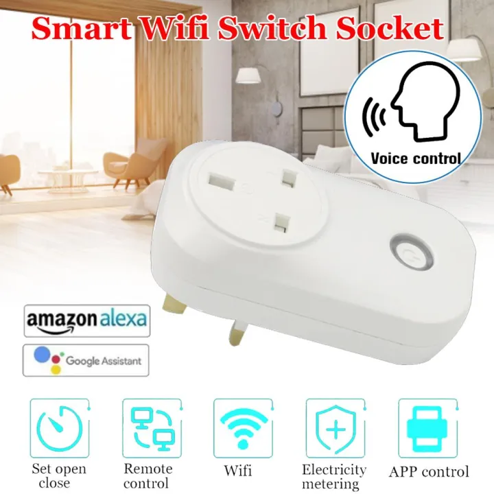 Mobile APP Best Control Smart Wifi Switch Socket Support Alexa Google ...