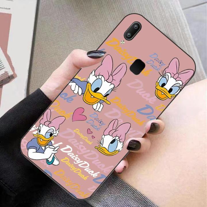 For Vivo Y95 Back Cover Case Fashion Disney Ducks Square Frame Soft ...