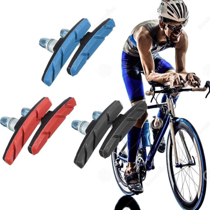 2x V Brake affordable Blocks Cycle Bike Bicycle Sports MTB Moutain Bike ...