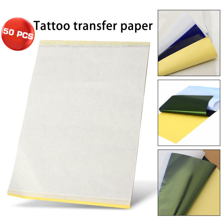 50 Sheets Tattoo trendy Transfer Paper/Thermal/Carbon/Stencil Paper ...