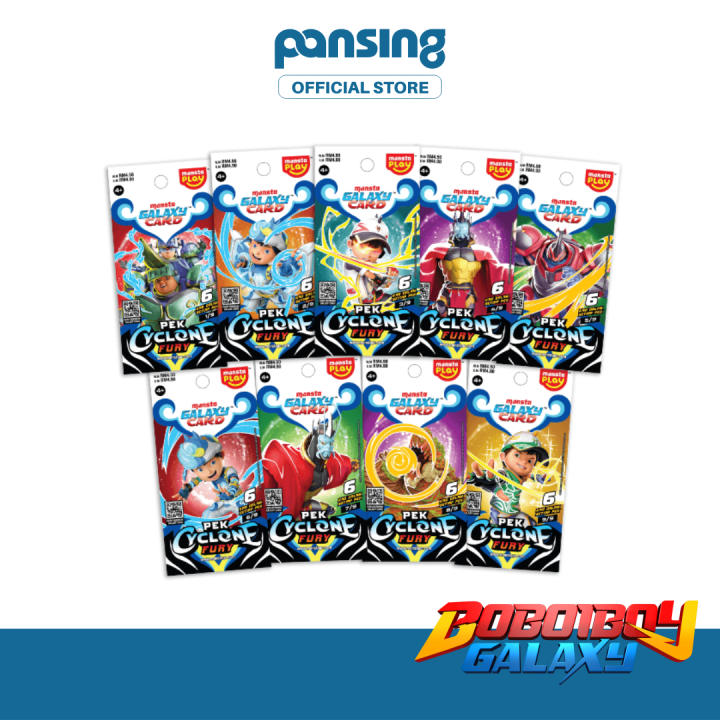 BOBOIBOY Galaxy Pek Cyclone Fury Kad Trading Card Game TCG | Daraz.com.bd