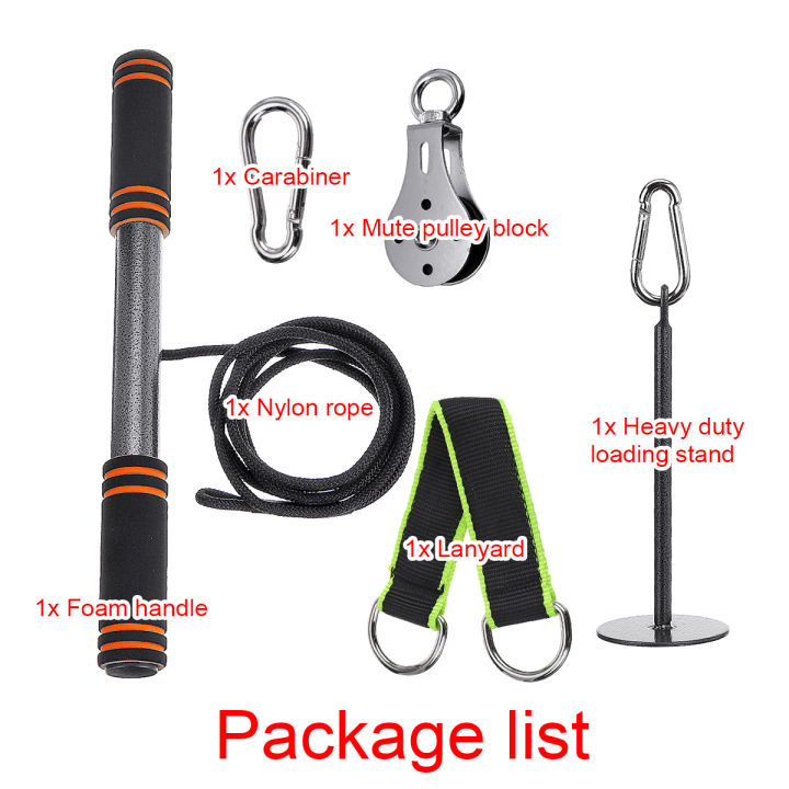 Fitness Pulley Cable System DIY Lifting Machine Triceps Rope Weight ...