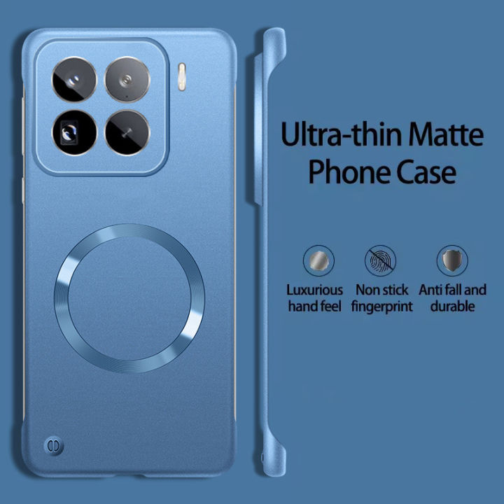 lthmy for Xiaomi Poco X6 Pro metallic paint frameless magsafe magnetic ...