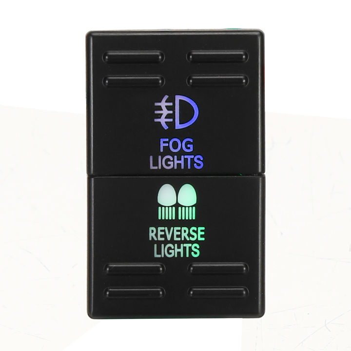 Dual Button Chic LED Push Switch Driving Light Fog Bar For Ford Ranger ...