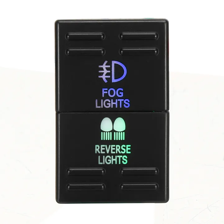 Dual Button Permium LED Push Switch Driving Light Fog Bar For Ford ...