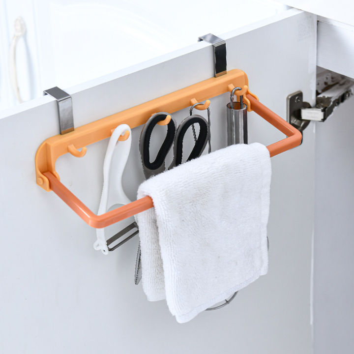 Dream Hunter Kitchen Cabinet Hanger with Towel Bar Sponge Wash Cloth ...