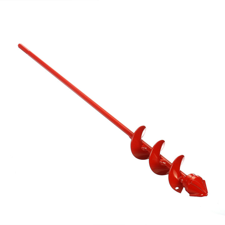 Earth Auger Drill Bit Digger Tools DIY Spiral Replace Attachment Garden ...