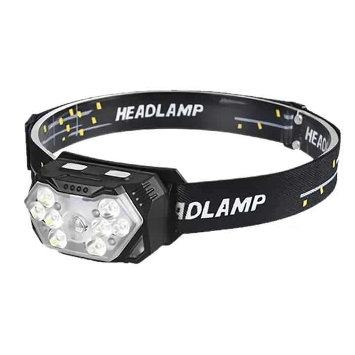 Intelligent LED Waving Sensor Headlamp Seven Levels Dimming Adjustent ...