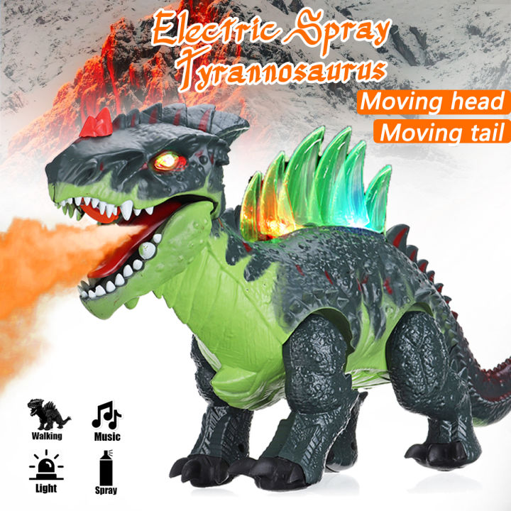 Electric Walking Dragon best Toy Fire Breathing Water Spray Dinosaur ...