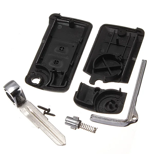 Remote Folding Key Flip Shell Case Uncut Blank For Mitsubishi Lancer 2 ...