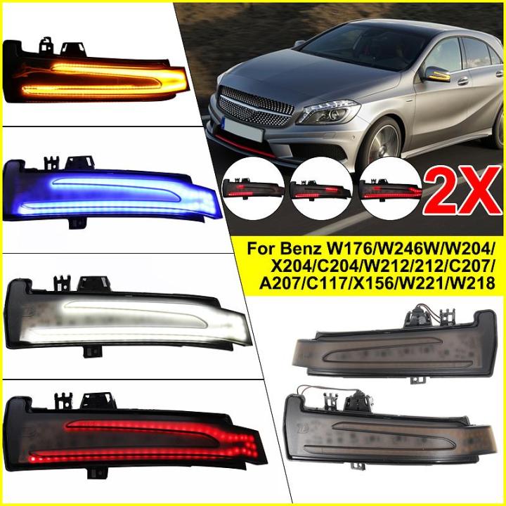 2X Motors Dynamic LED Side Wing Mirrors Indicator Turn Signal Light For ...