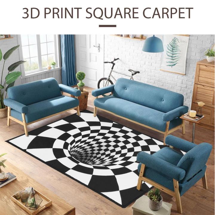 50*80cm Modern Minimalist fabulous 3D Printing Carpet Living Room ...