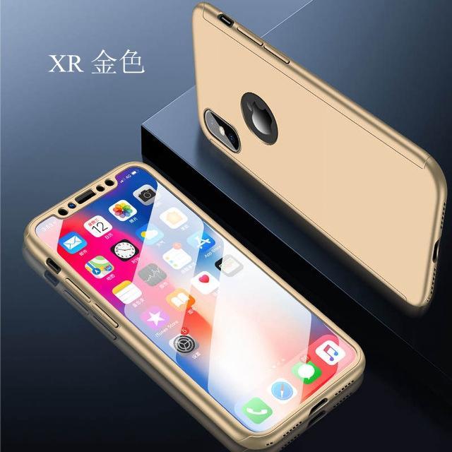 Bakeey 360° Full Body PC Protective Case With Tempered Glass Film for ...