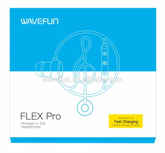 Wavefun Flex Pro Wireless In-Ear Headphones, Bluetooth 5.0 Fast ...
