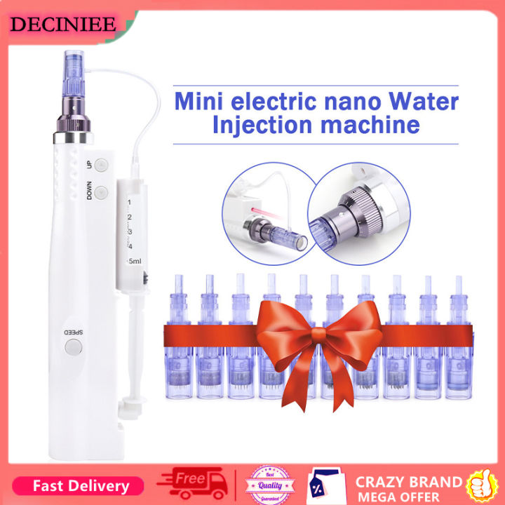 2 In 1 F8 Facial Microneed-le Machine Hydra Derma Pen Portable Smart ...