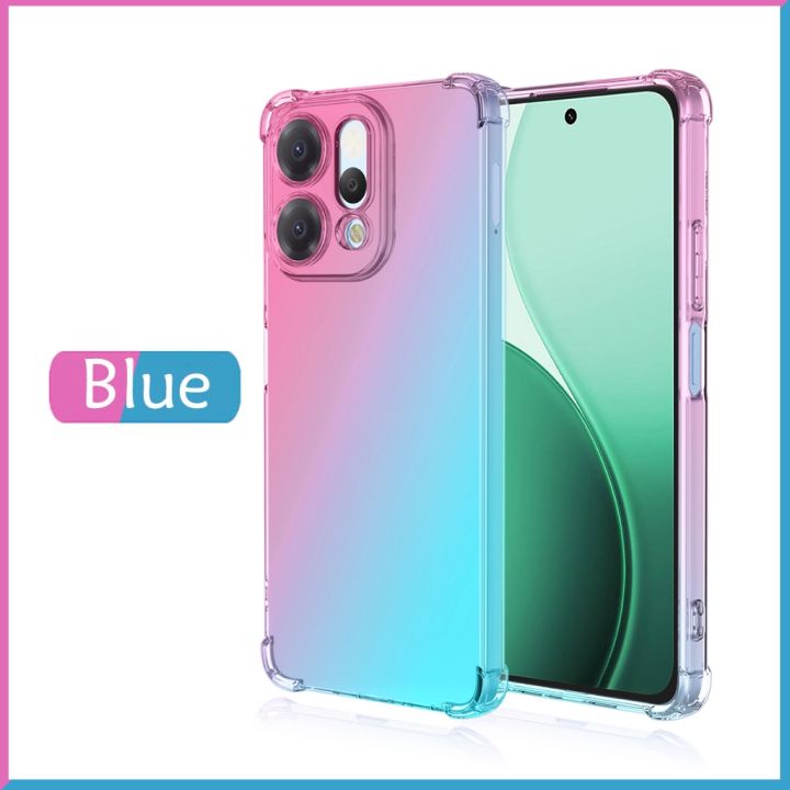 tzmar for Oppo Reno 14F Rainbow Aurora Anti-Shock Case Cover Back TPU ...