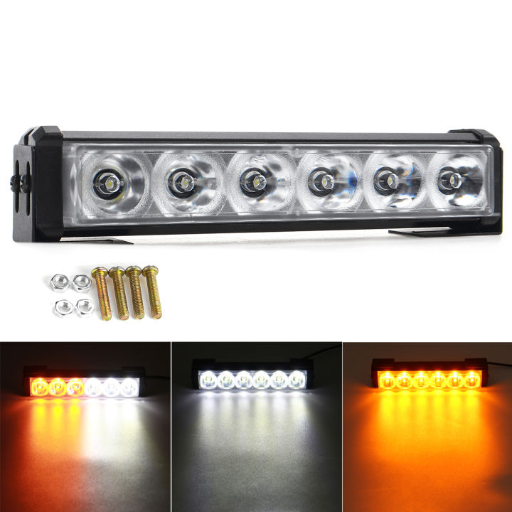 12V Universal Car LED Strobe Flash Light Motors 6 LEDs Police Warning ...