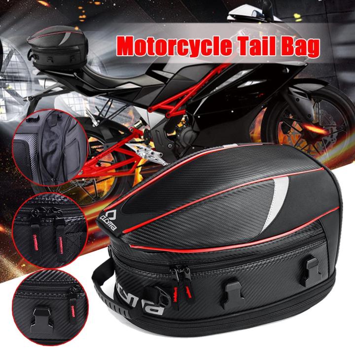Waterproof Removable Motorcycle Motors Tail Bag Rear Seat Top Case ...