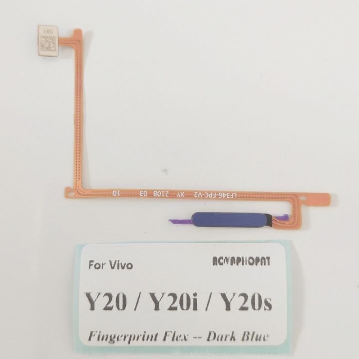 Novaphopat For Vivo Y20 Y20i Y20s Power Button Fingerprint Sensor Flex ...