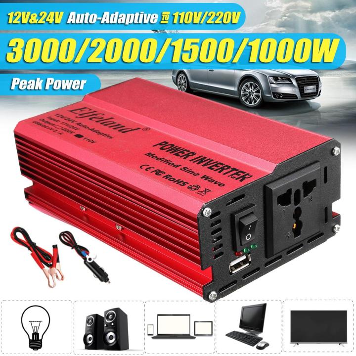 750W 12/24V HOT SELL New To 110V Solar Power Inverter Modified Sine ...