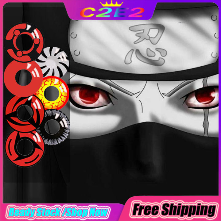 Naruto Sharingan Series Cosplay Eye Colored Lenses Hallowen Makeup ...