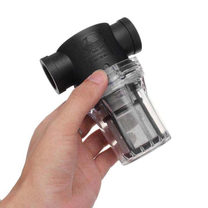 1" 80 New Screen Transparent Inline Mesh Strainer Water Filter ...