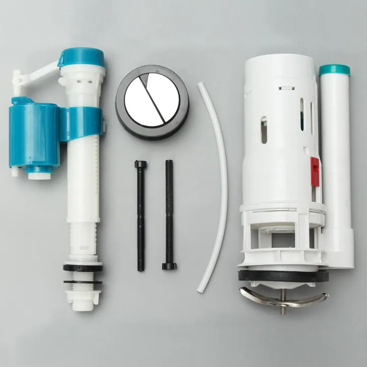 20CM Cistern Toilet Repair DIY Kit - Push Button Valve Dual Flush ...