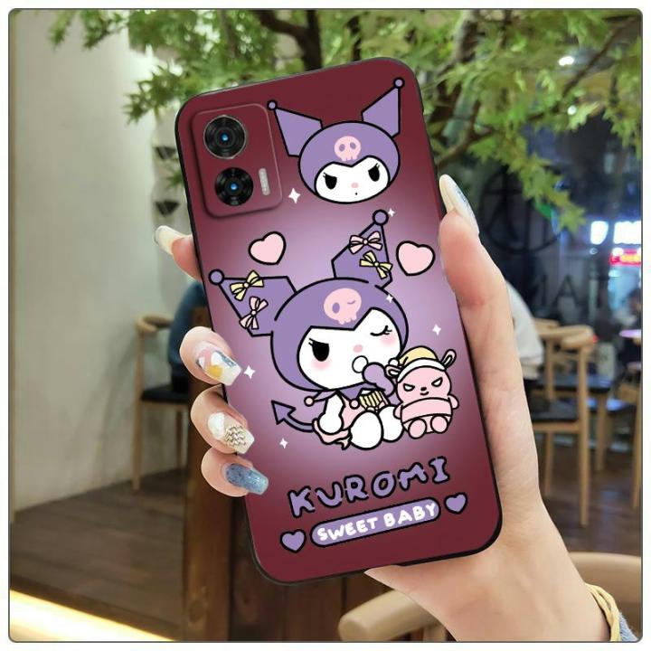 For Motorola Edge 30 Neo Back Cover Case Fashion Cartoon Kuromi Square ...
