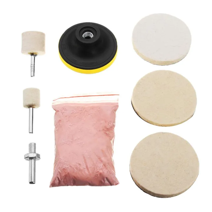 8Pcs 120g Highquality Cerium Oxide Glass Polishing Kit Windscreen ...