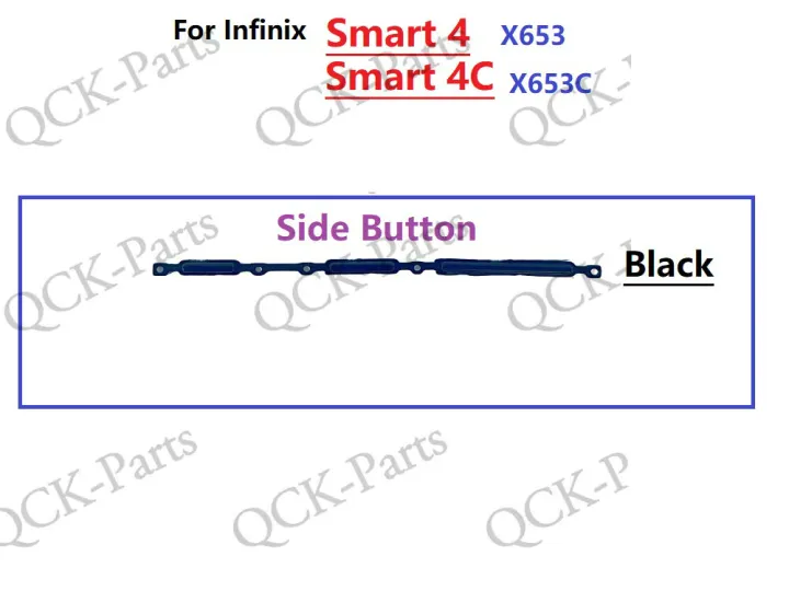 For Infinix Smart 4 4c X653 X653C Power switch Volume button flex Cable ...