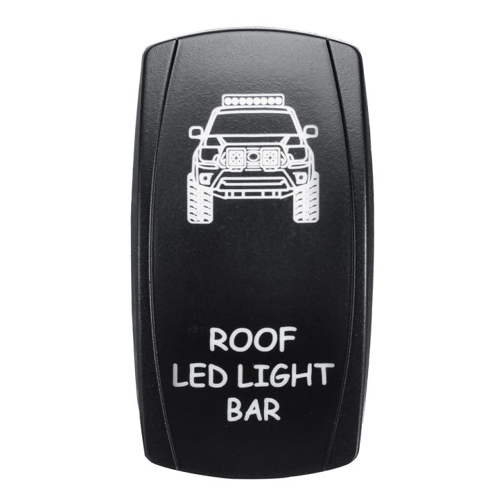 12V 24V Car Boat Marine SUV Green & RED Dash Dual LED Light Rocker ...