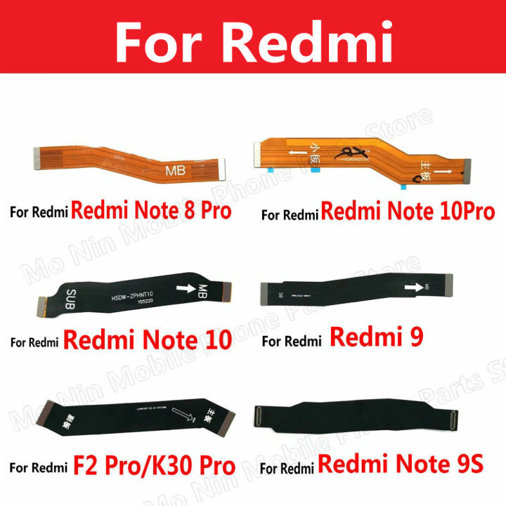 Main Motherboard Flex Cable For Xiaomi Redmi 9 9A 9C 6 6A 8A Note 10 8 ...