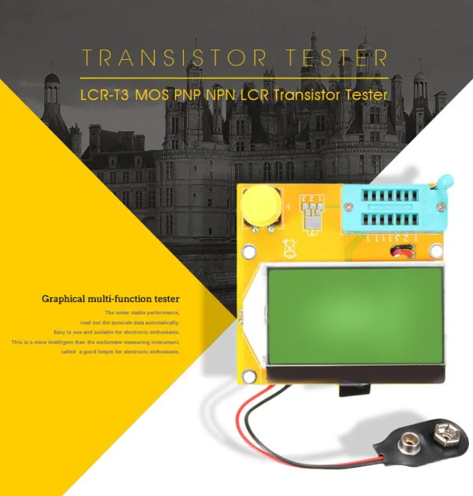 New LCR-T3 Transistor Tools DIY Tester Diode Triode Capacitance ESR ...