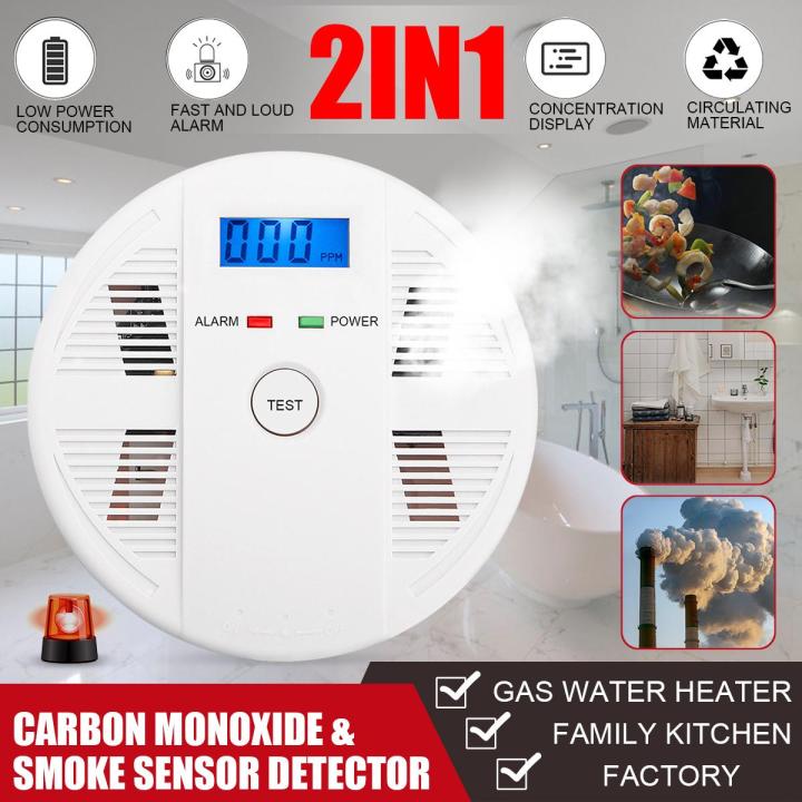Smoke Alarm HOT SELL New Carbon Monoxide CO Alarm Detector Monitor Gas ...