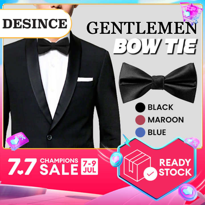 DESINCE Gentlemen BowTie Classic Bow Knot Tuxedo Tie Neck Ribbon Men ...