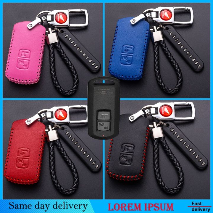 HONDA VARIO 150 Leather Remote Key Cover Motorcycle Keychain | Daraz.com.bd