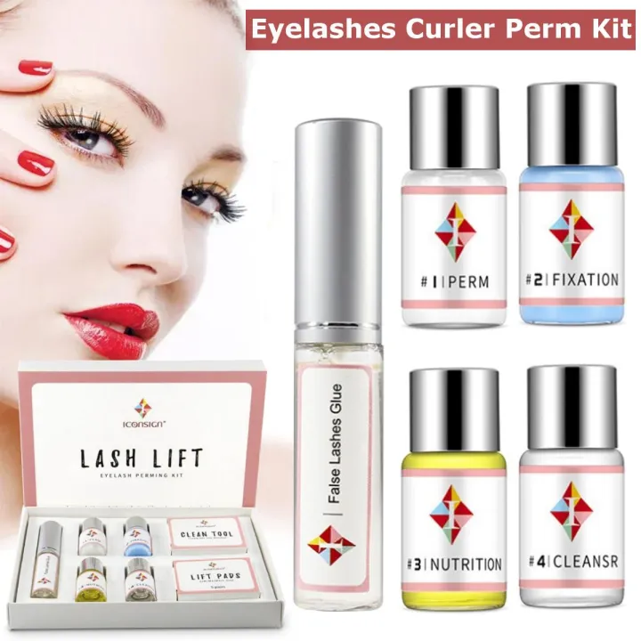 Highquality Eyelash Wave Lotion Curling Perm Curler Kit Eye lashes Lift ...