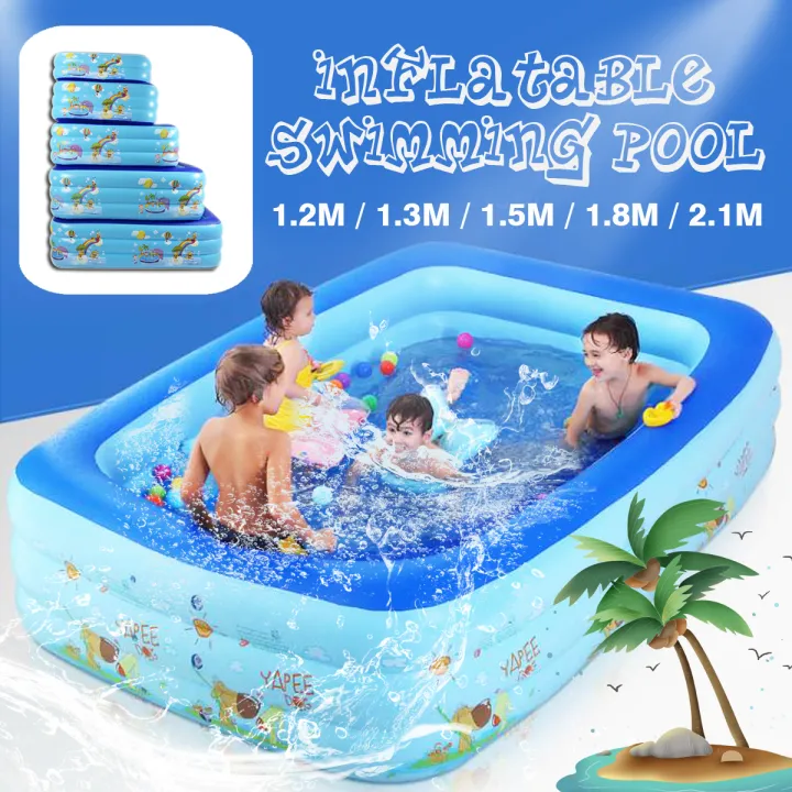Child Family Swimming Pool Garden Outdoor Summer Inflatable Kids ...